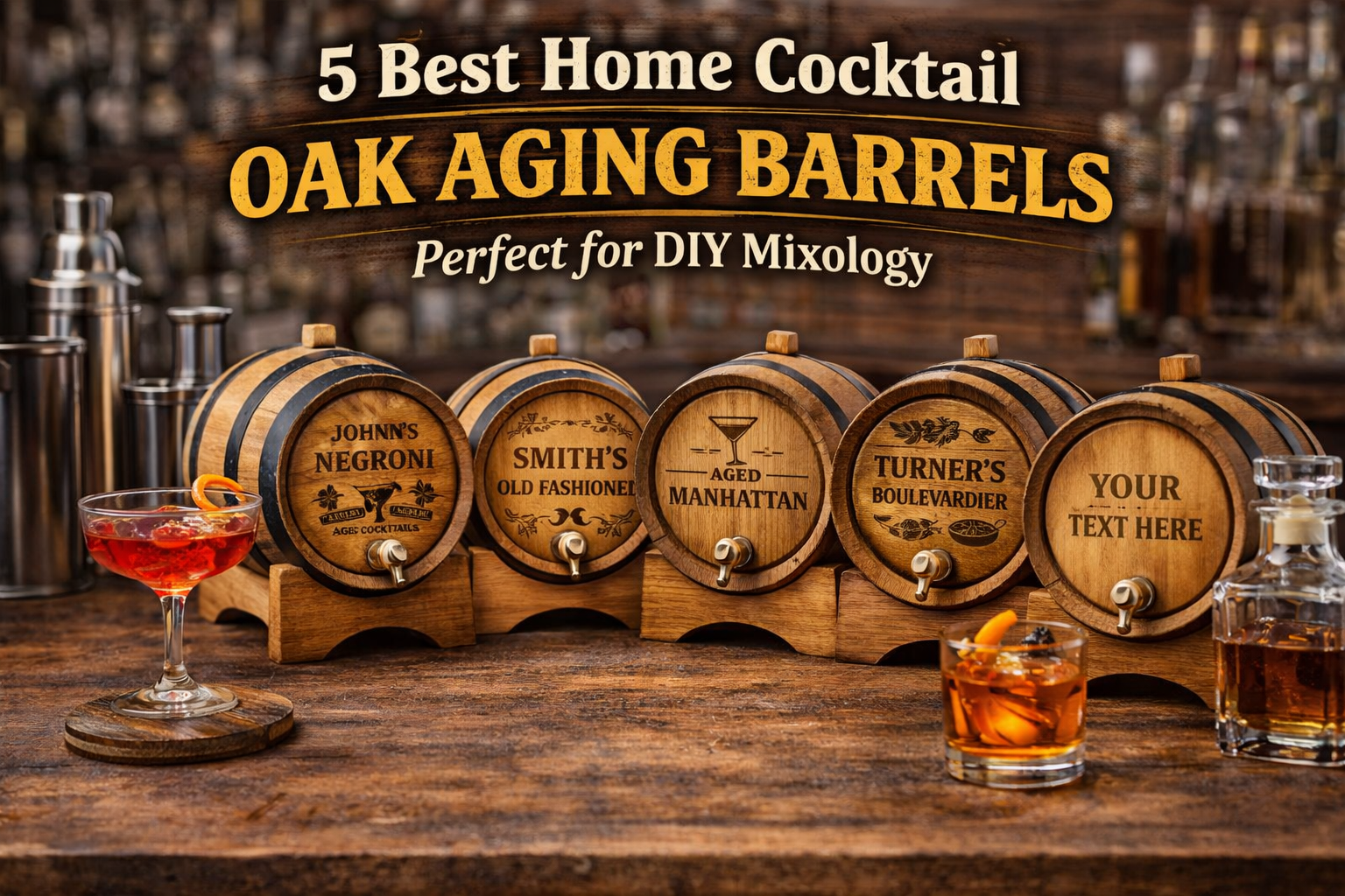 5 Best Home Cocktail Oak Aging Barrels – Perfect for DIY Mixology ...