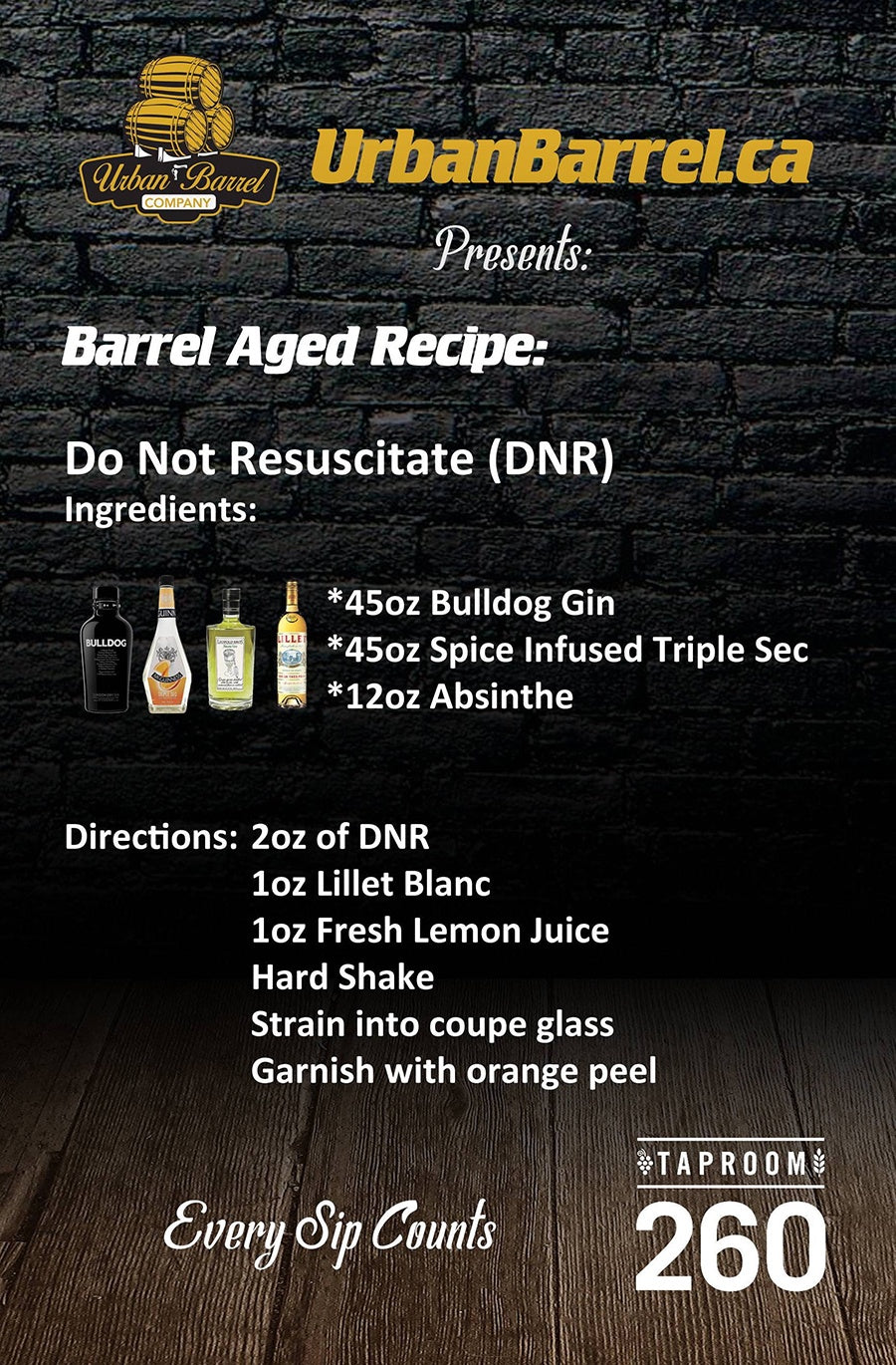 Recipe Do Not Resuscitate – Urban Barrel Company